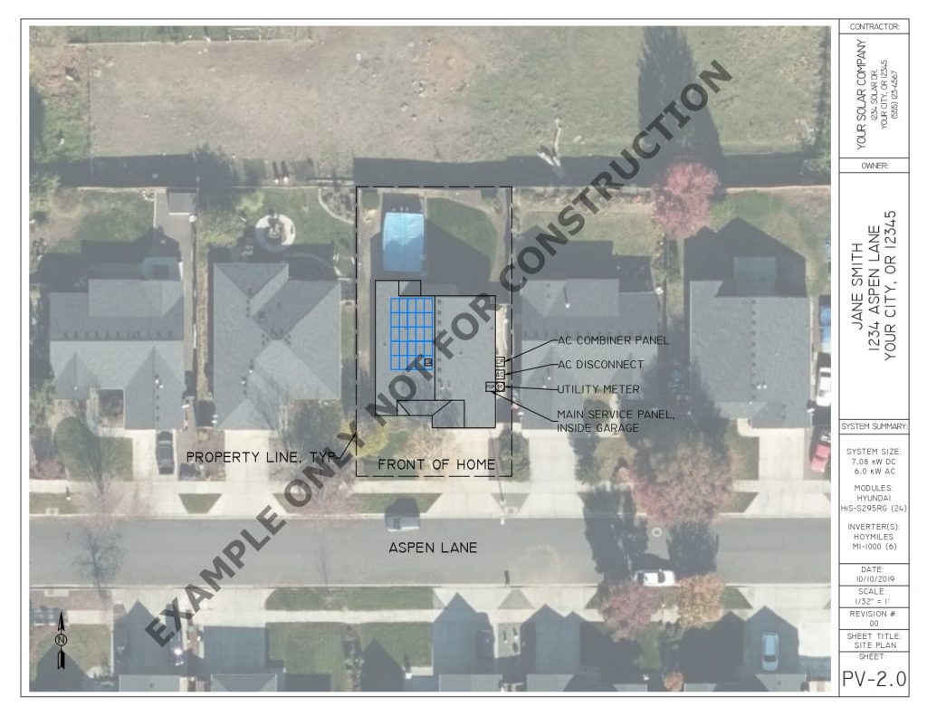 Solar Permit Set Overview ~ Solar PV Plans